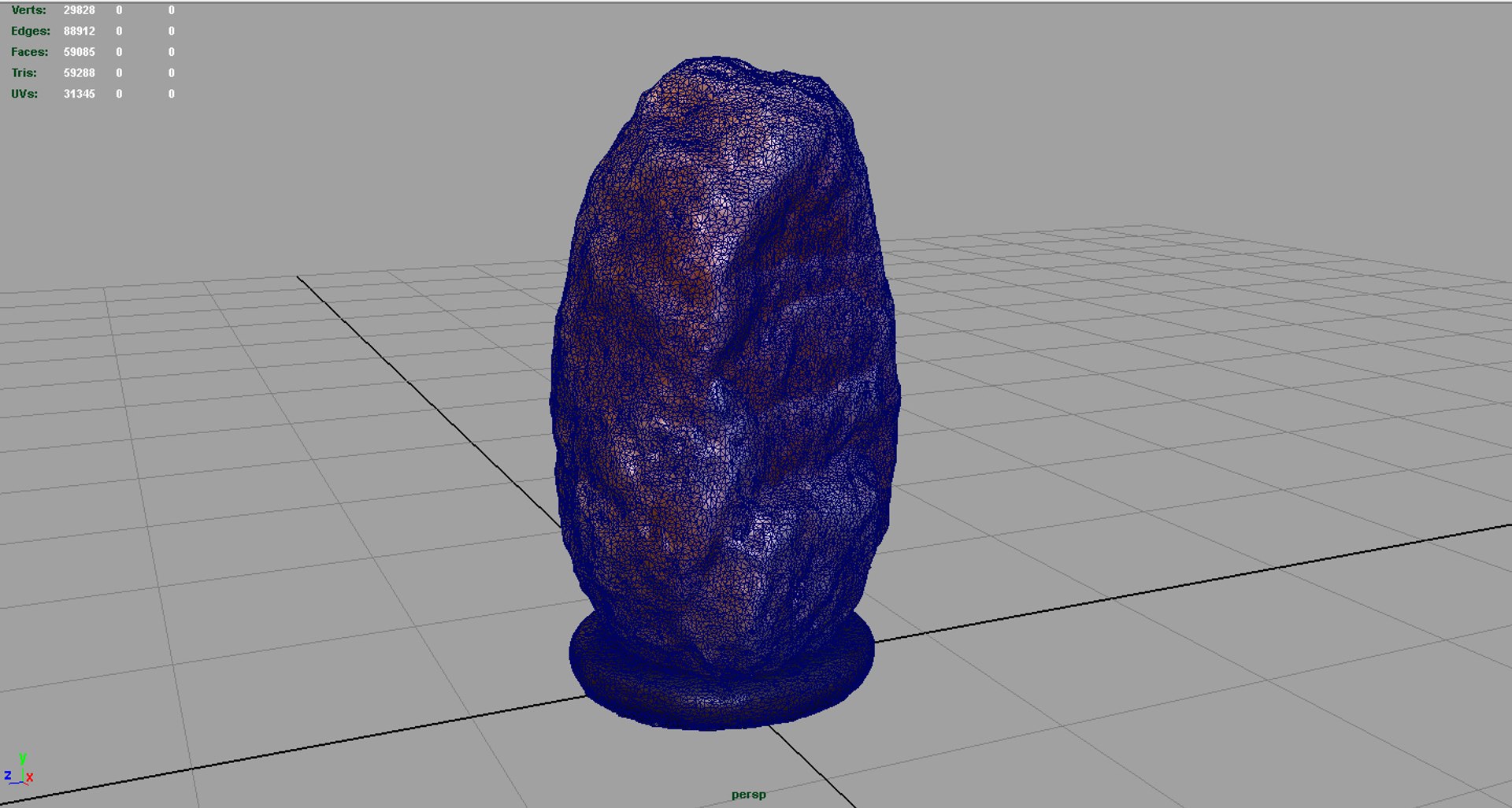 Real Himalayan Stone Salt 3d Model