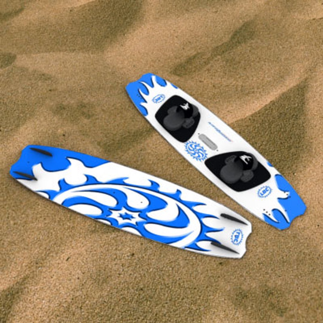 Surfboard Package 3ds