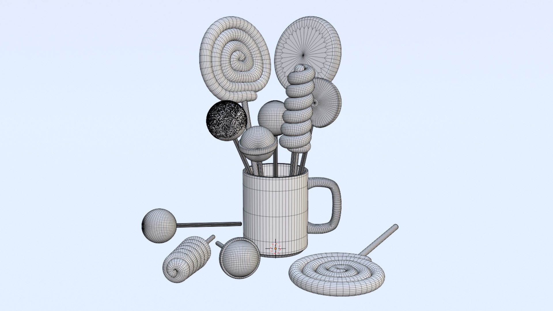 3D Lollipop 001 - TurboSquid 2178569