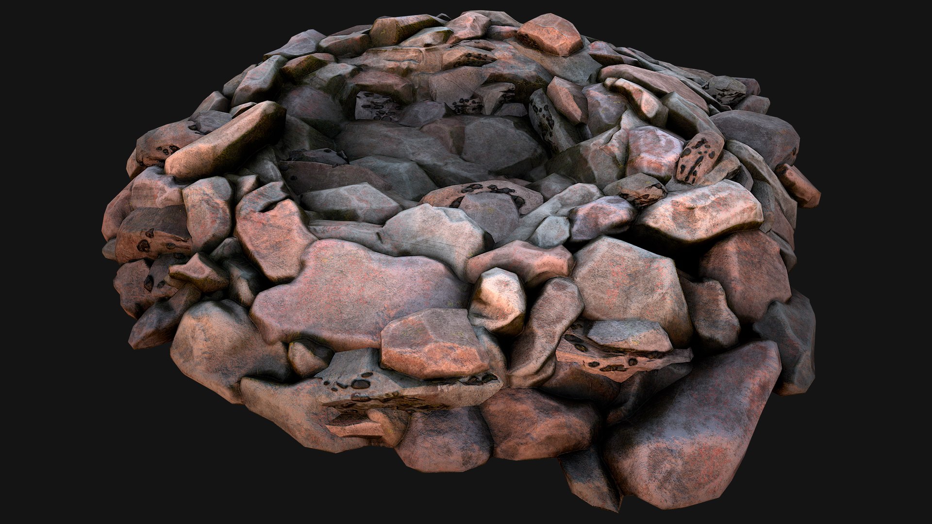 Medieval Coal Ore Mine 3D Model - TurboSquid 2359337