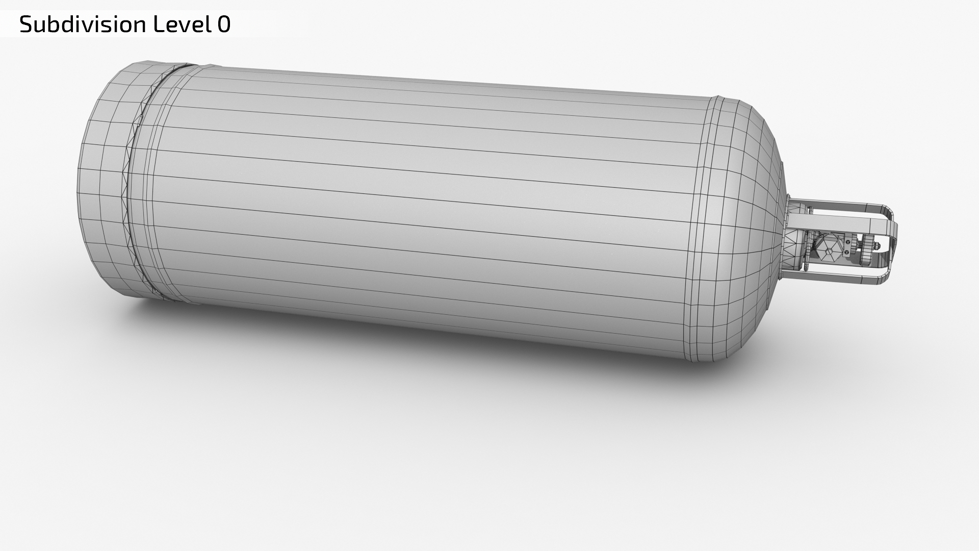 3D Model Propane Cylinder - TurboSquid 1699392