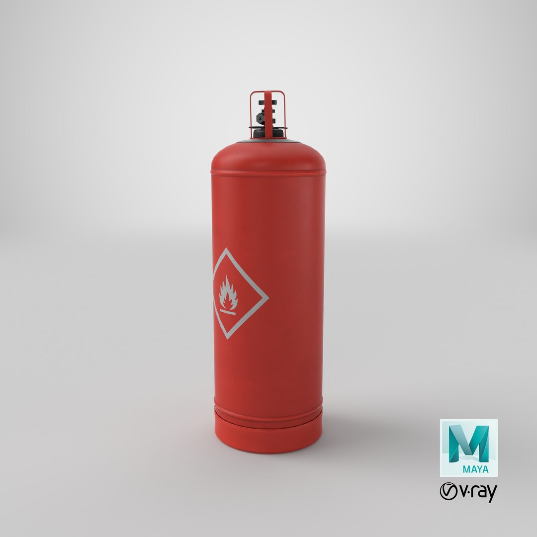 3D model propane cylinder - TurboSquid 1699392