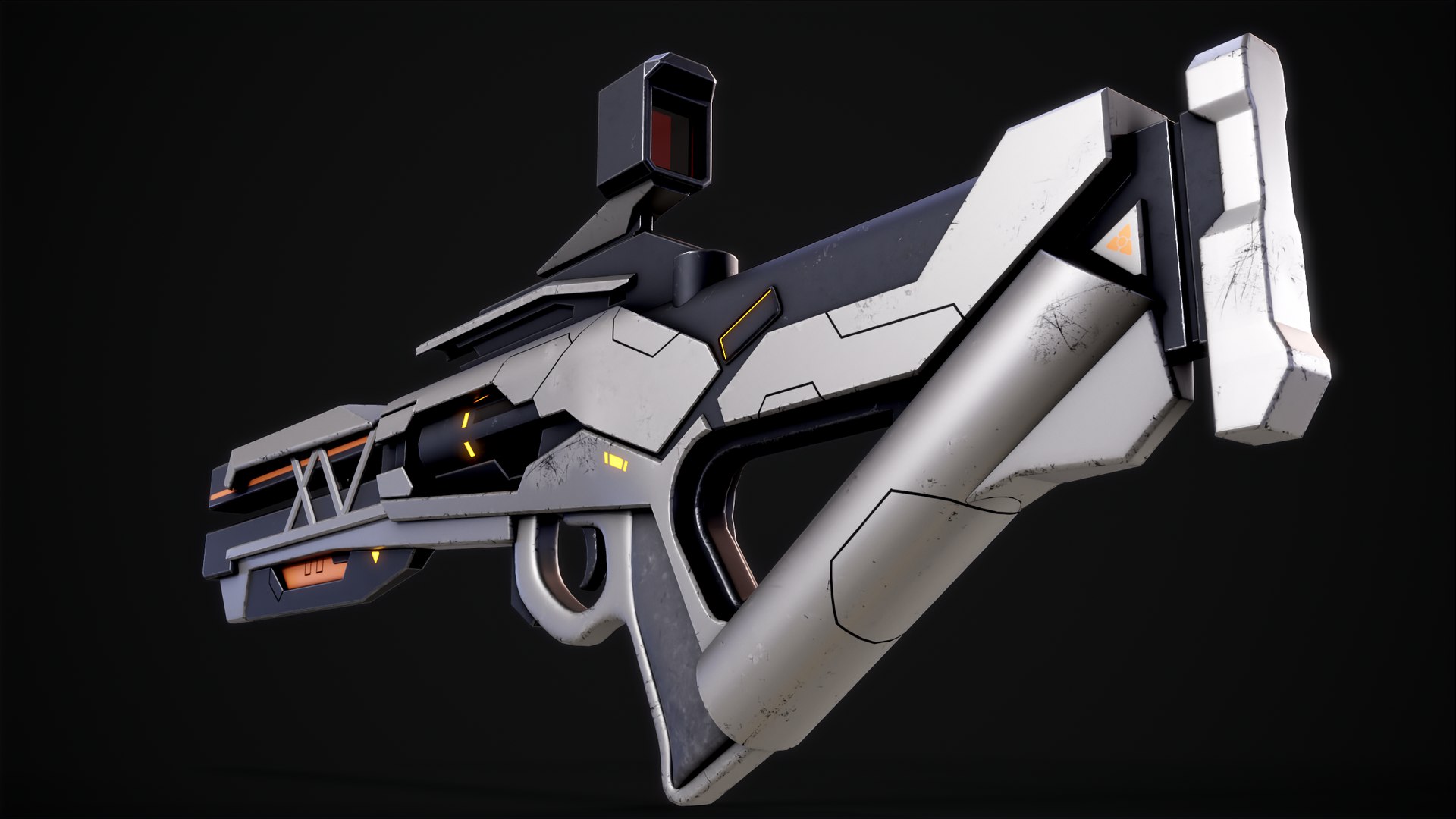 Sci-Fi Railgun Heavy Weapon 04 3D Model - TurboSquid 1908311