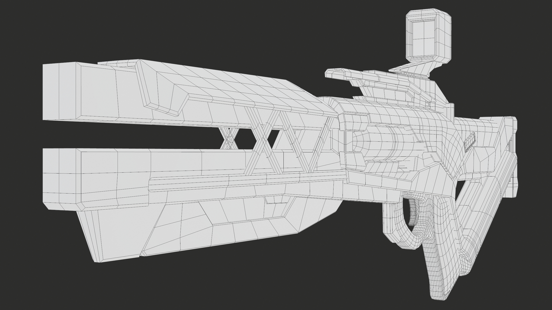 Sci-Fi Railgun Heavy Weapon 04 3D model - TurboSquid 1908311