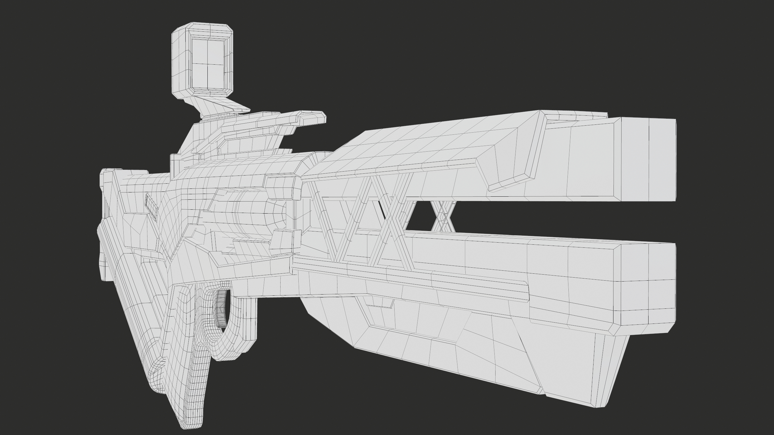 Sci-Fi Railgun Heavy Weapon 04 3D model - TurboSquid 1908311