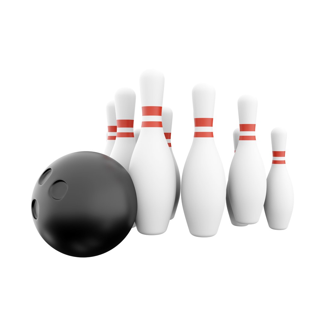 Bowling Icon 3D Model - TurboSquid 2045907