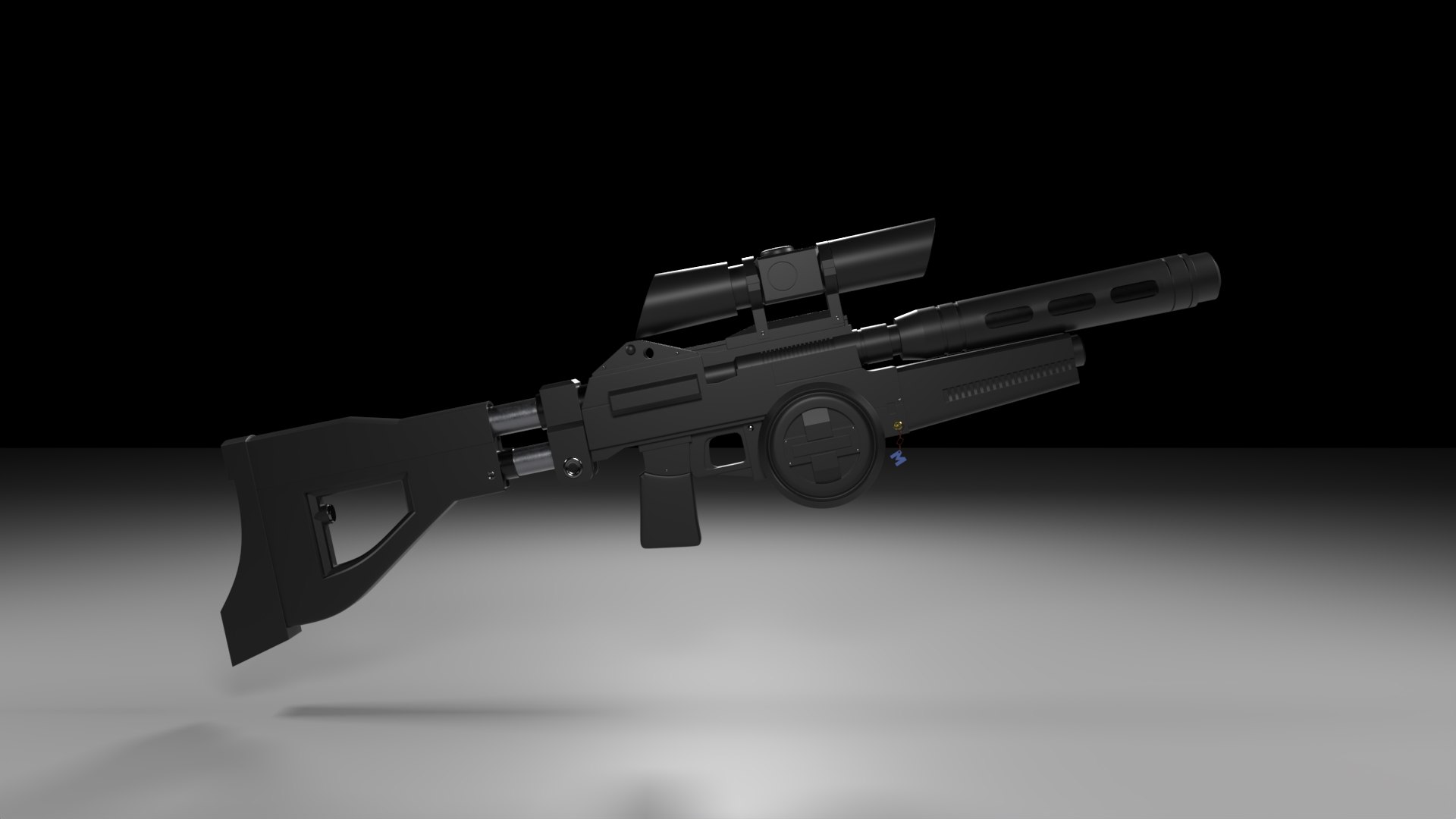 3D Heavy Blaster - TurboSquid 2337586