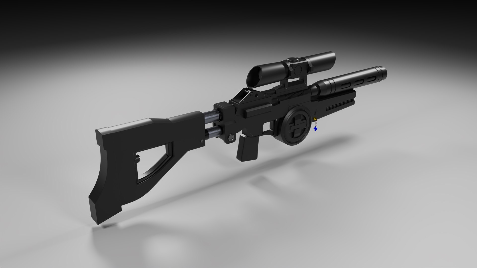 3D Heavy Blaster - TurboSquid 2337586