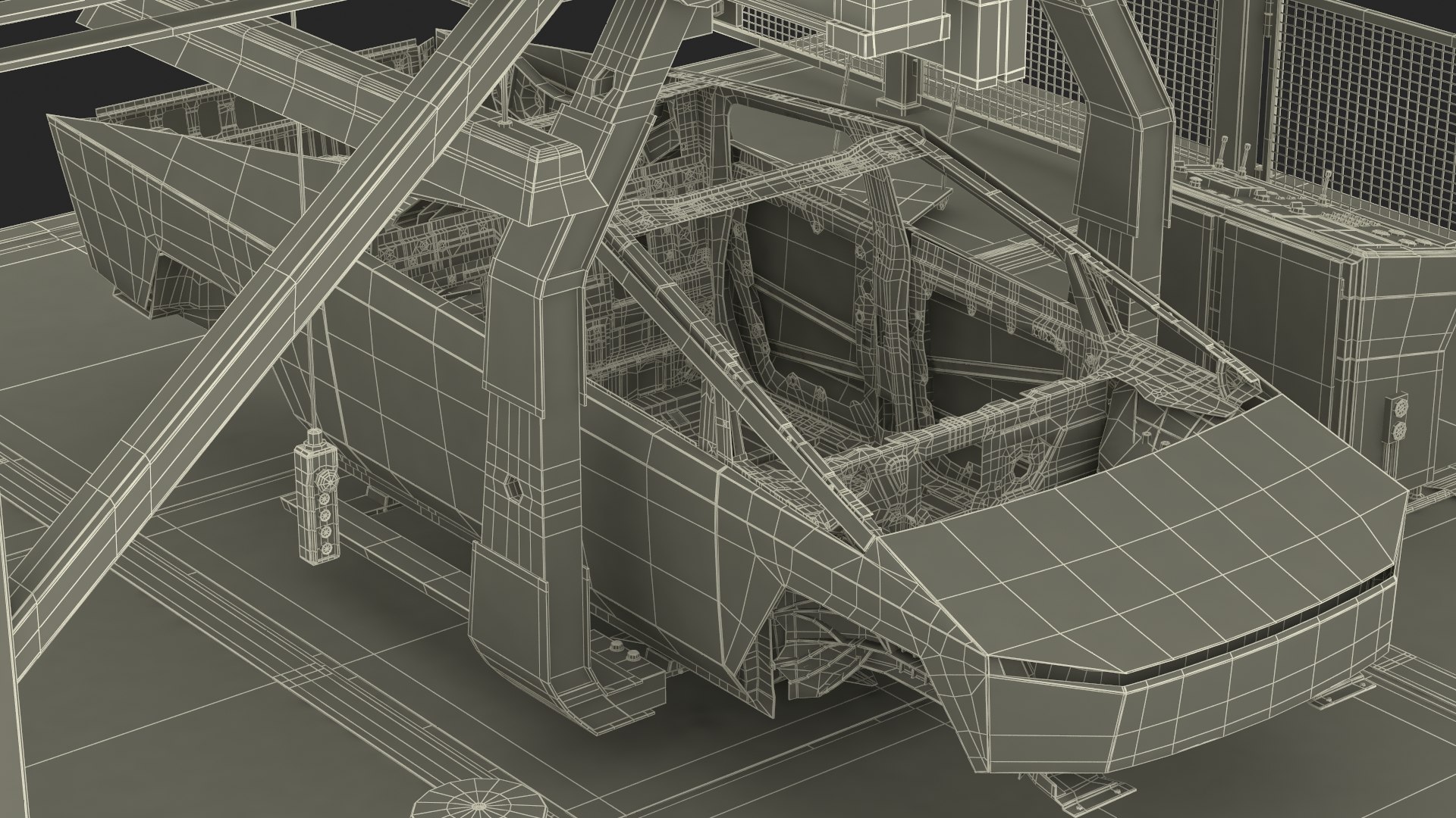 Automatic Cybertruck Body Line 3D Model - TurboSquid 2319340