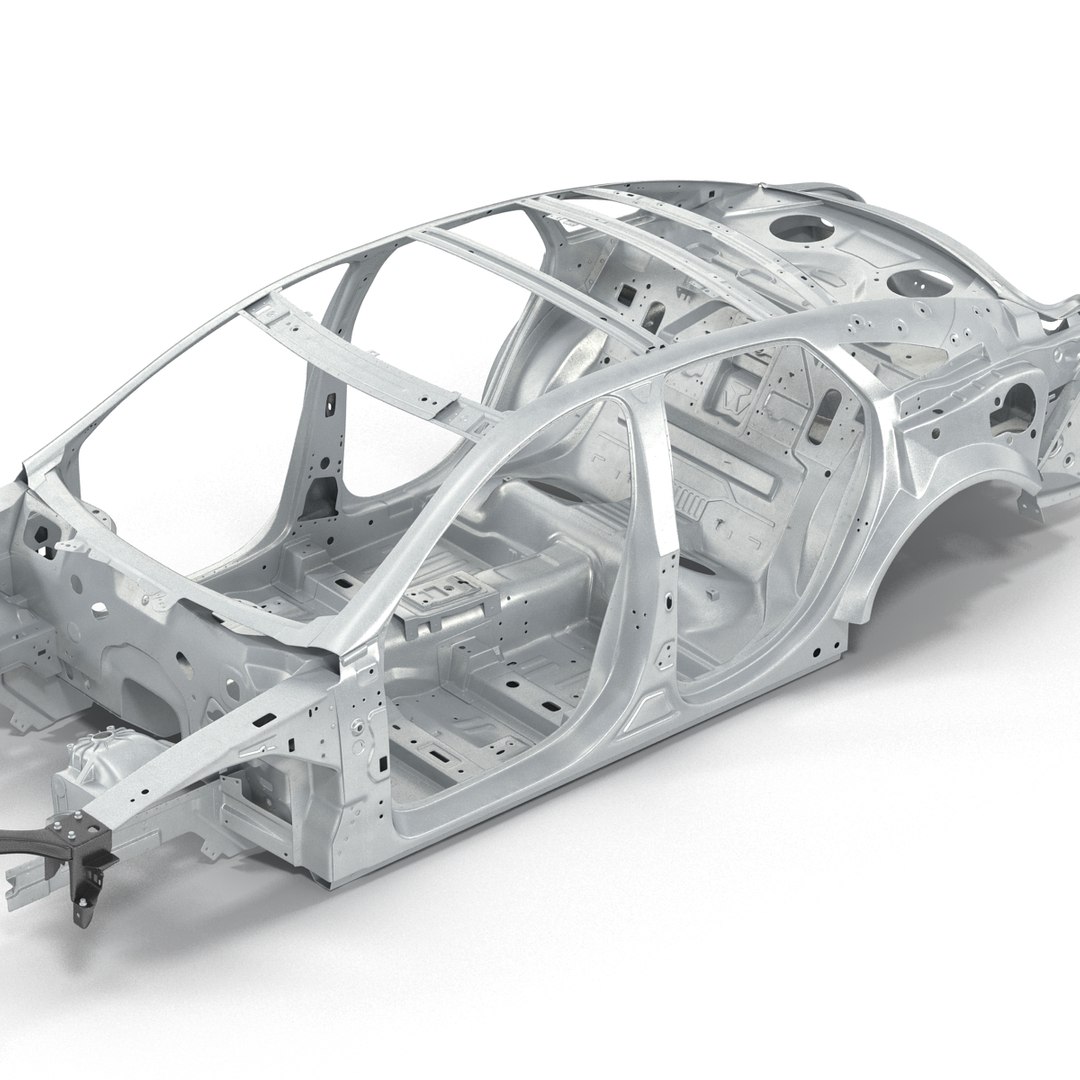 3D model car frame 4 rigged - TurboSquid 1508315