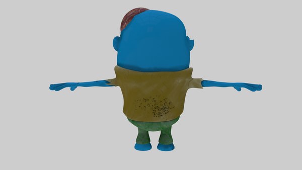 ZOMBIE CHARACTER 3D model - TurboSquid 1852150