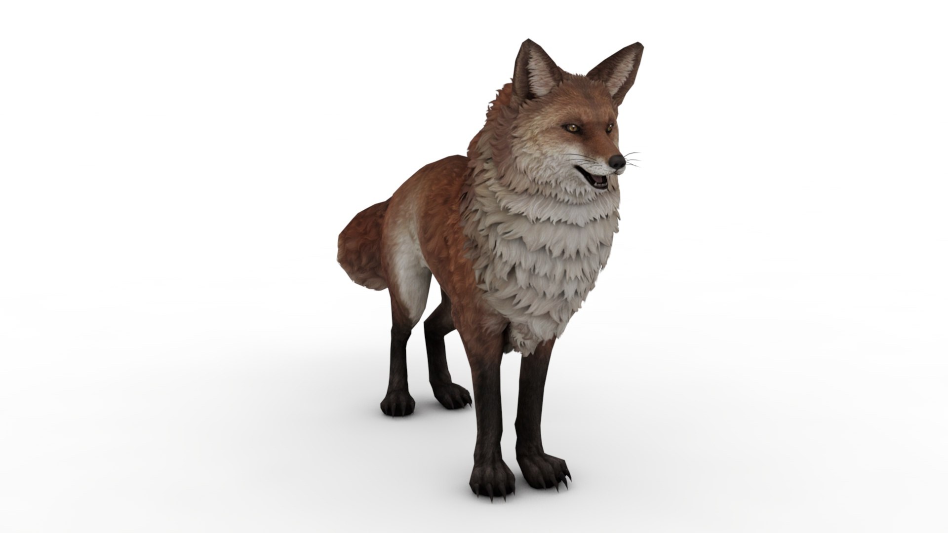 3D Red Fox - TurboSquid 1910811