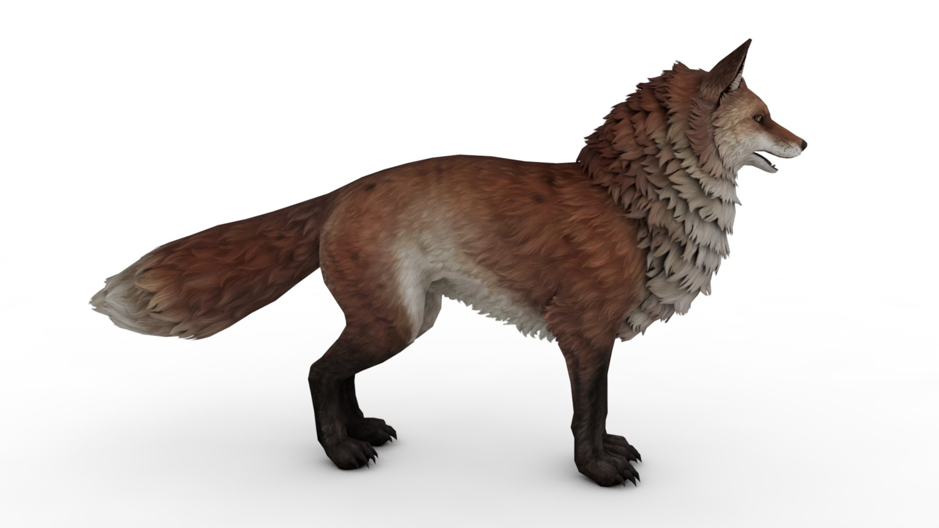 3D Red Fox - TurboSquid 1910811