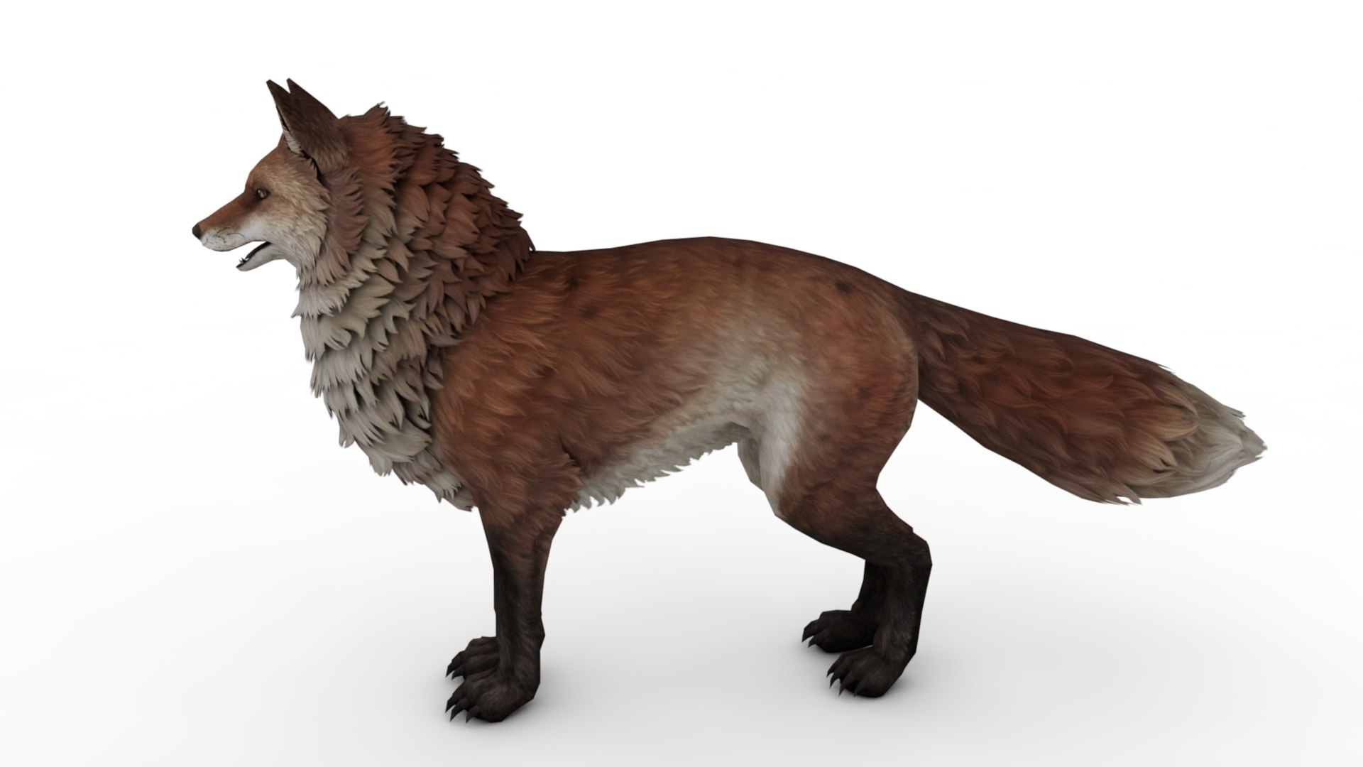 3D Red Fox - TurboSquid 1910811