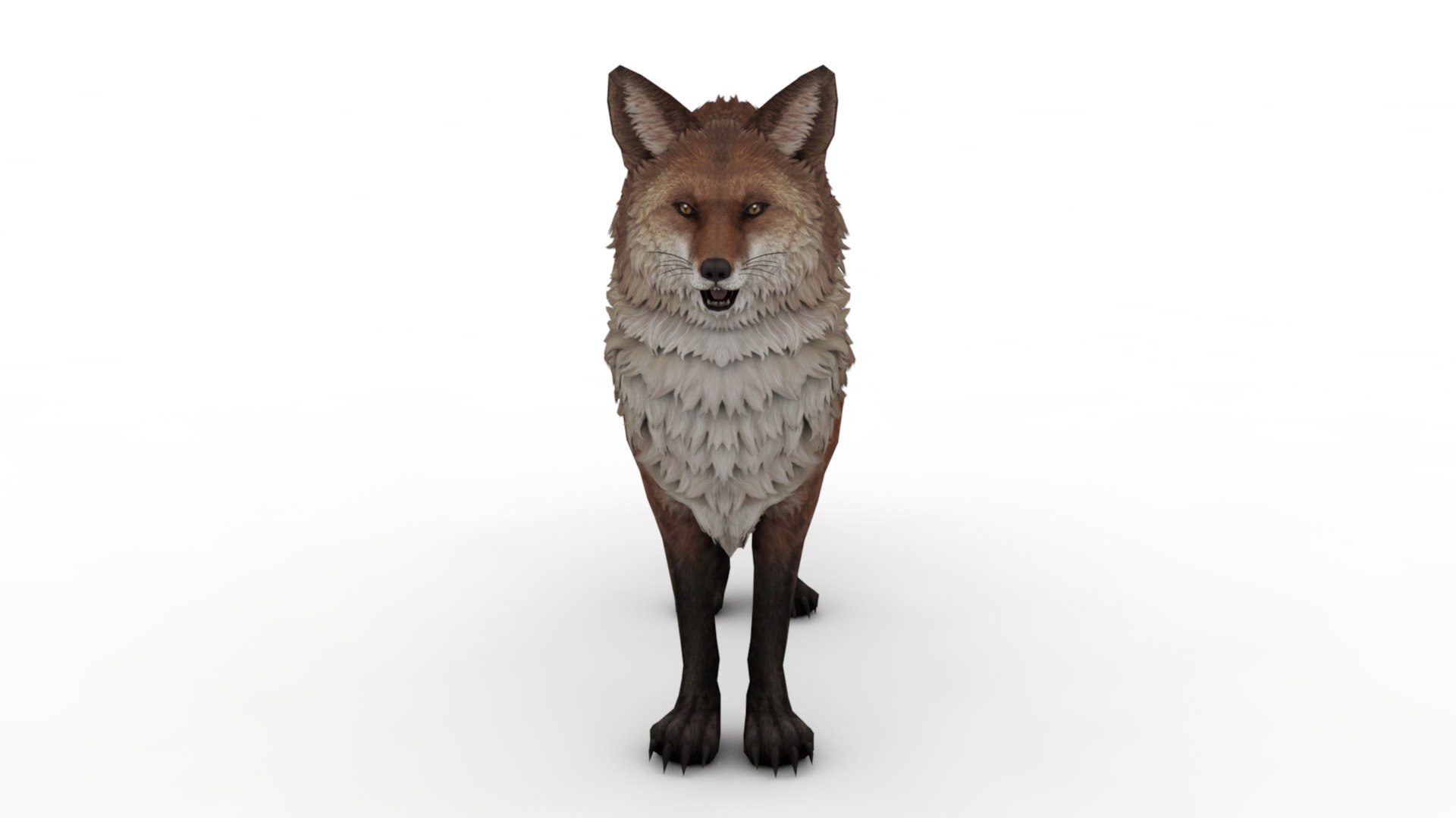 3D Red Fox - TurboSquid 1910811
