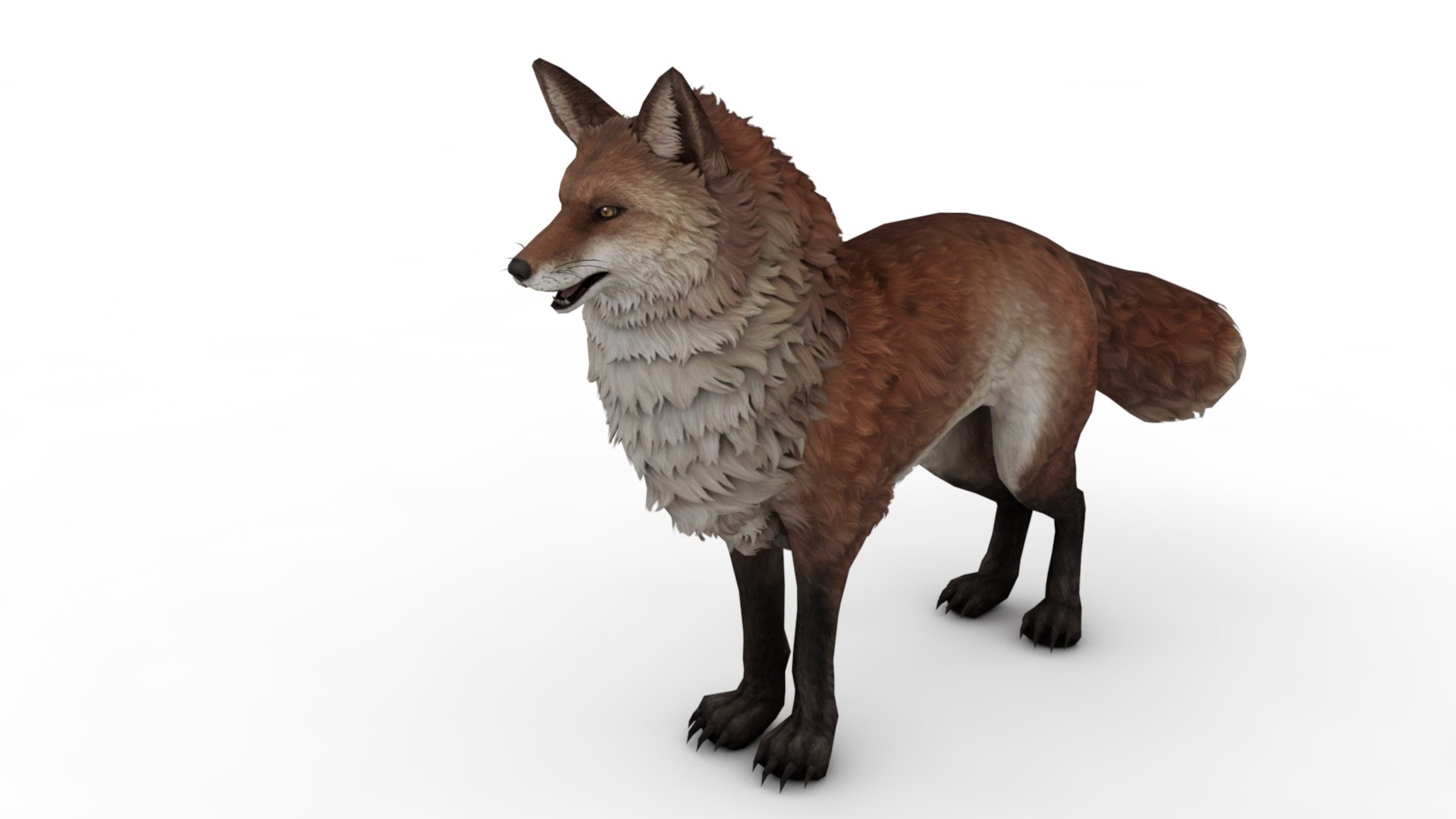 3D Red Fox - TurboSquid 1910811