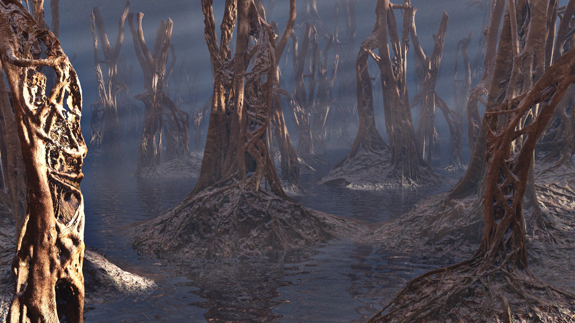 3d Wetlands Forest Model