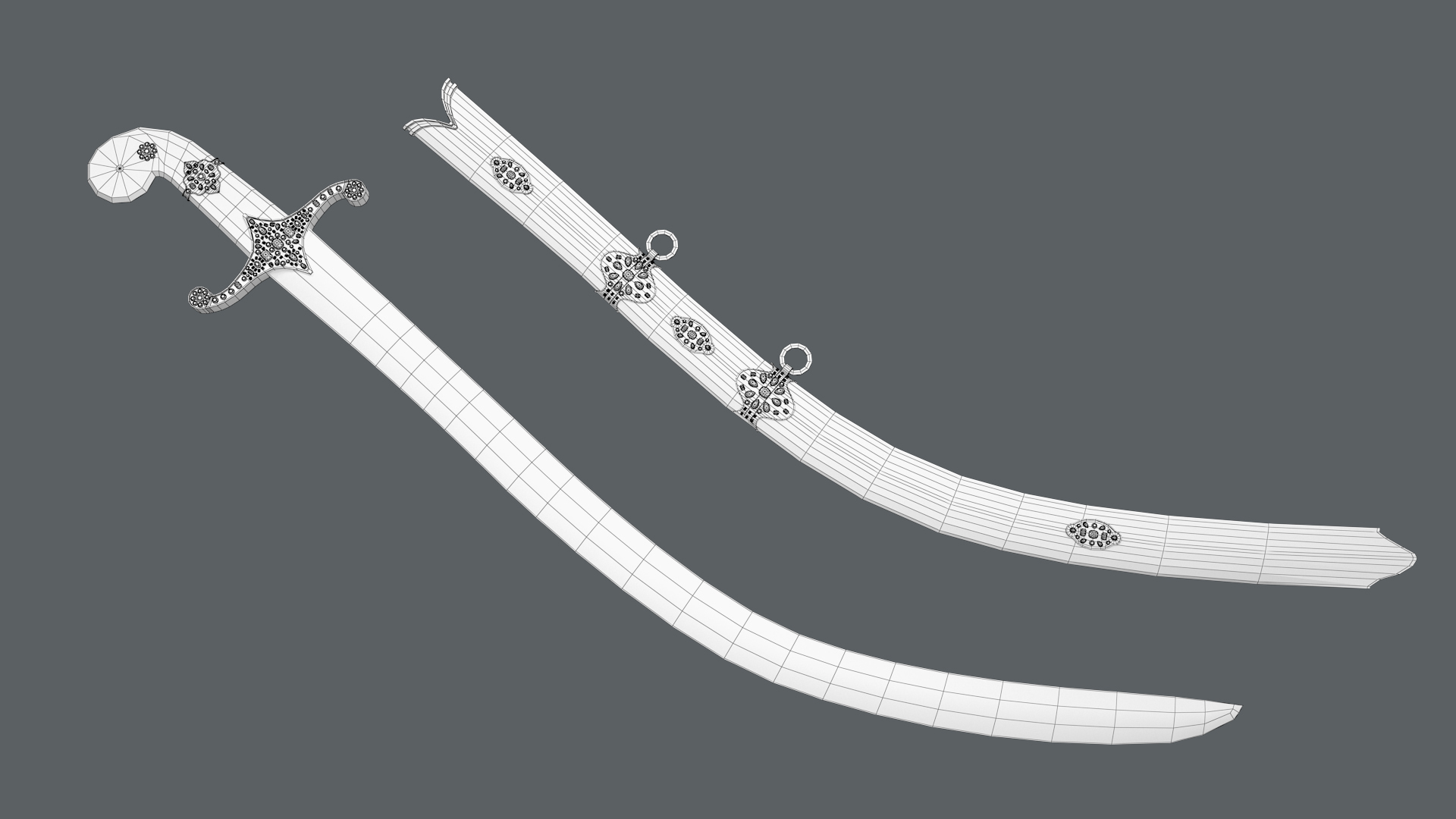 Empire ottoman 3D model - TurboSquid 1567946