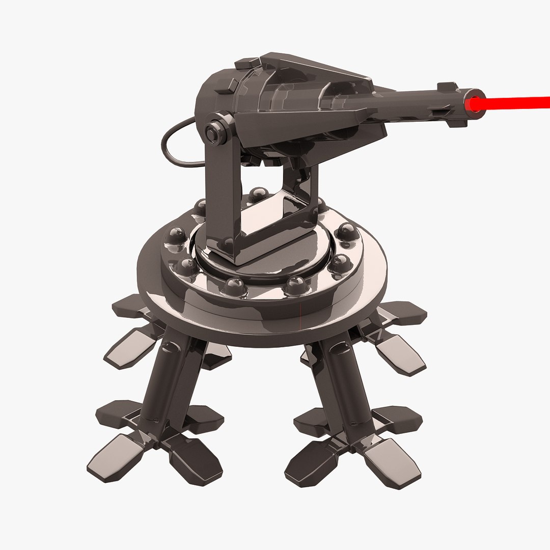 Robot Mobile Laser 3d Max
