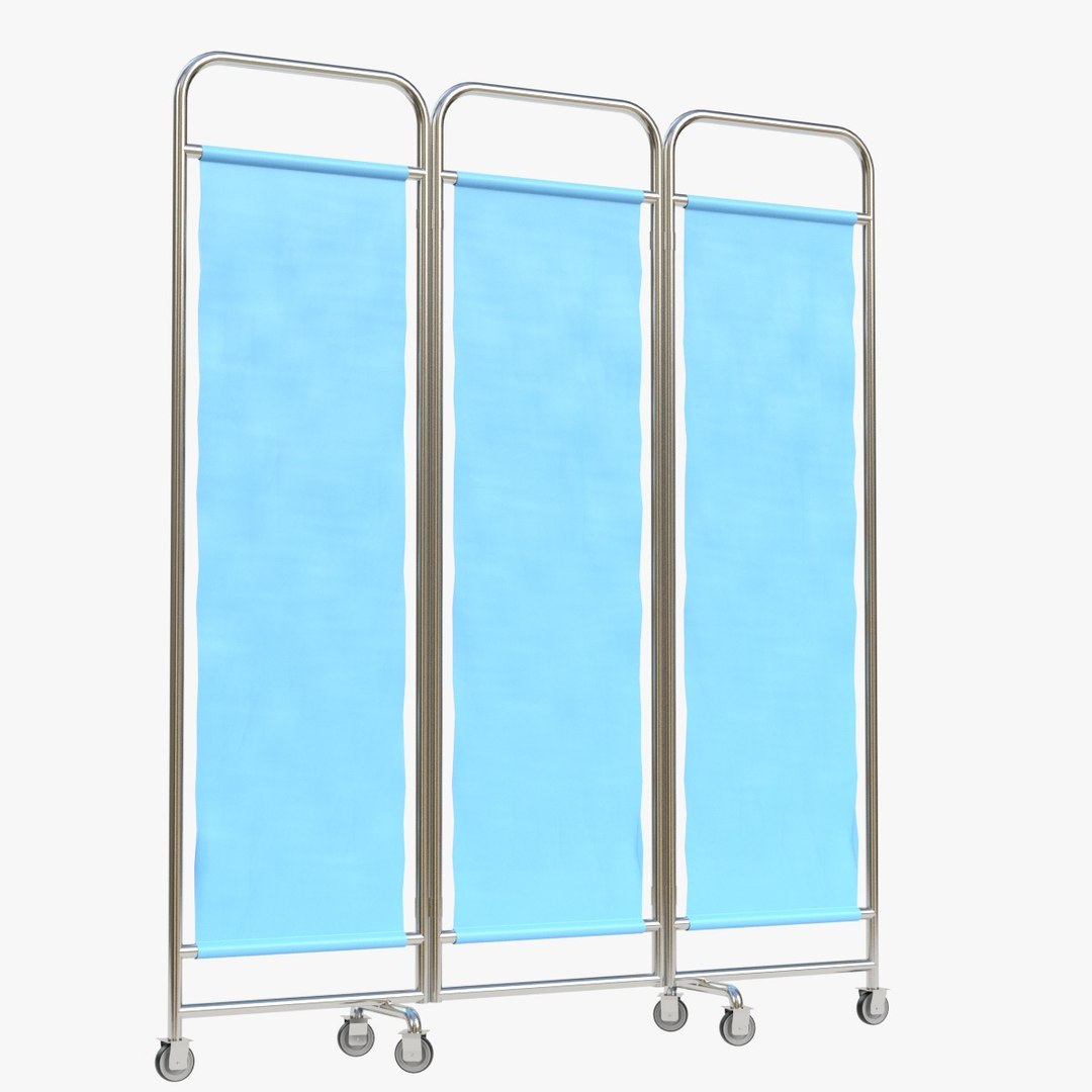 Hospital Ward Privacy Screen 3D - TurboSquid 1658347
