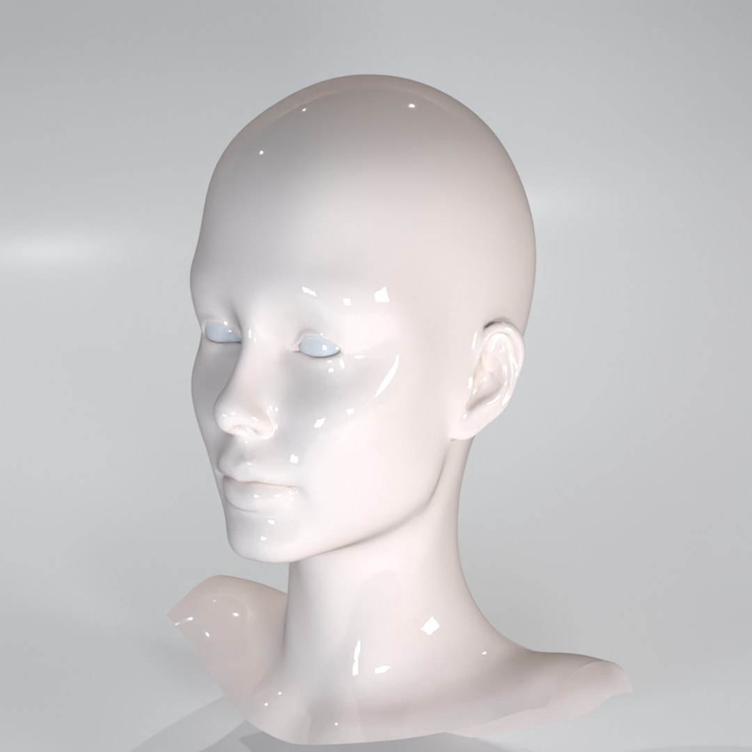 Female Head Model - TurboSquid 1659967