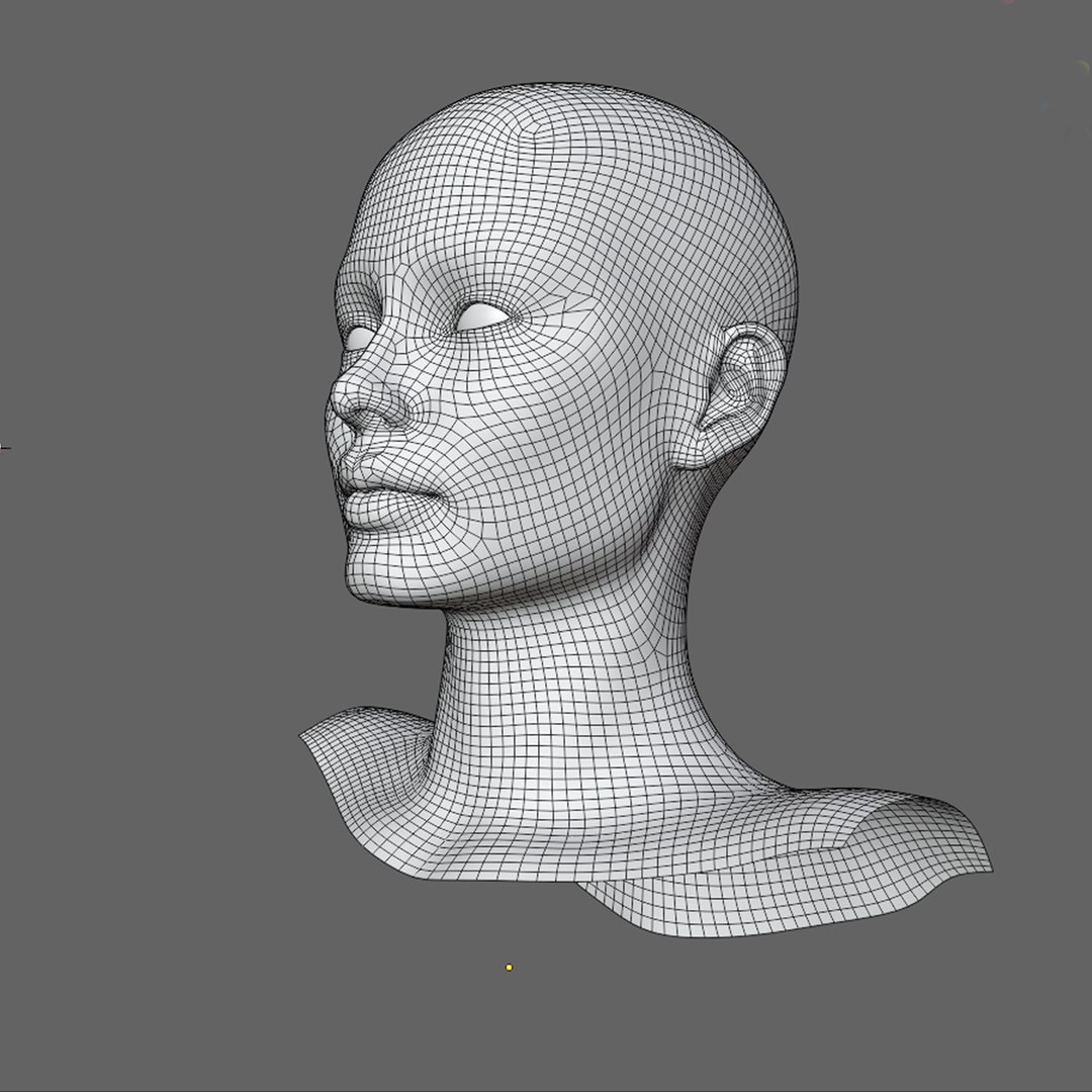 Female Head Model - TurboSquid 1659967