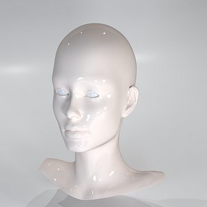 Female Head Blender Models for Download | TurboSquid