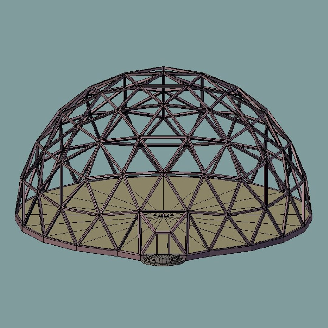 geodesic dome 3d model