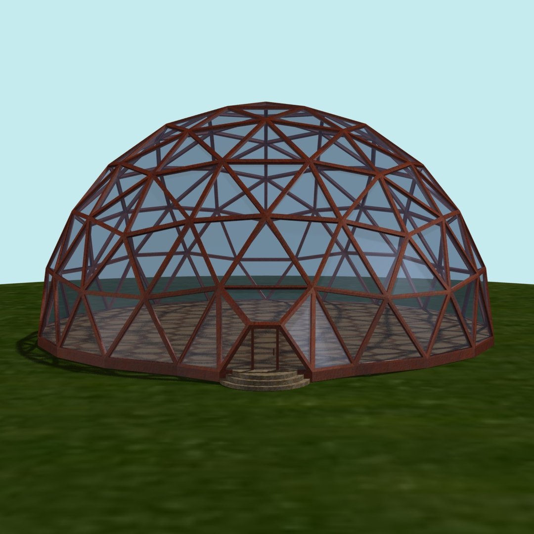 geodesic dome 3d model