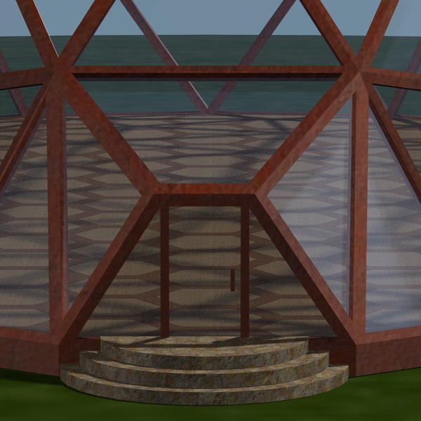 geodesic dome 3d model