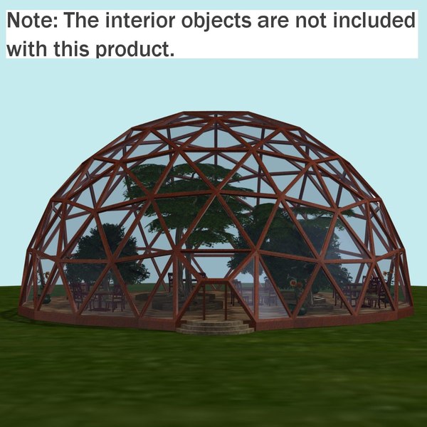 geodesic dome 3d model