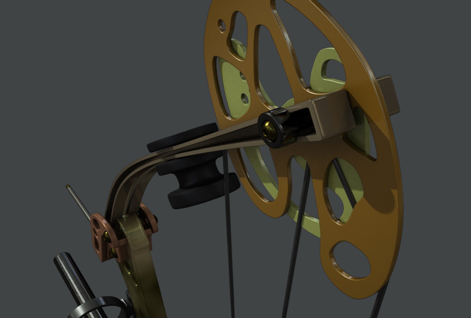 Compound Bow 3d Model