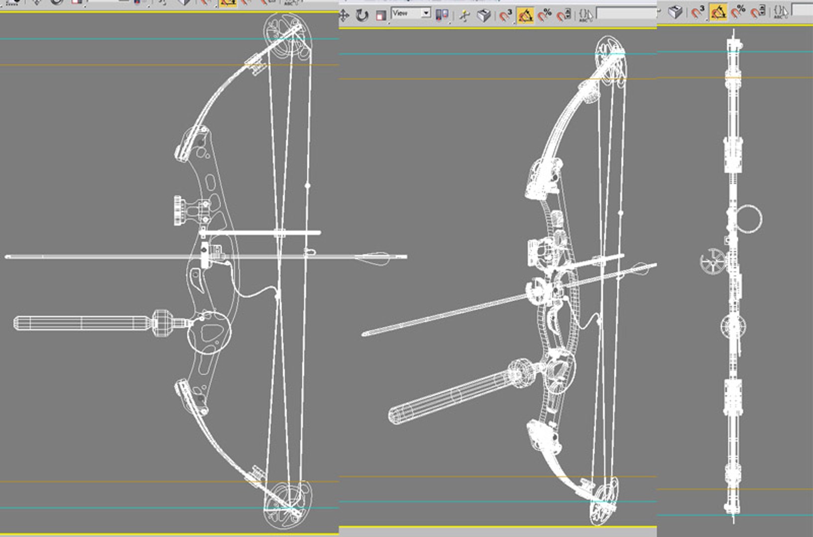 Compound Bow 3d Model