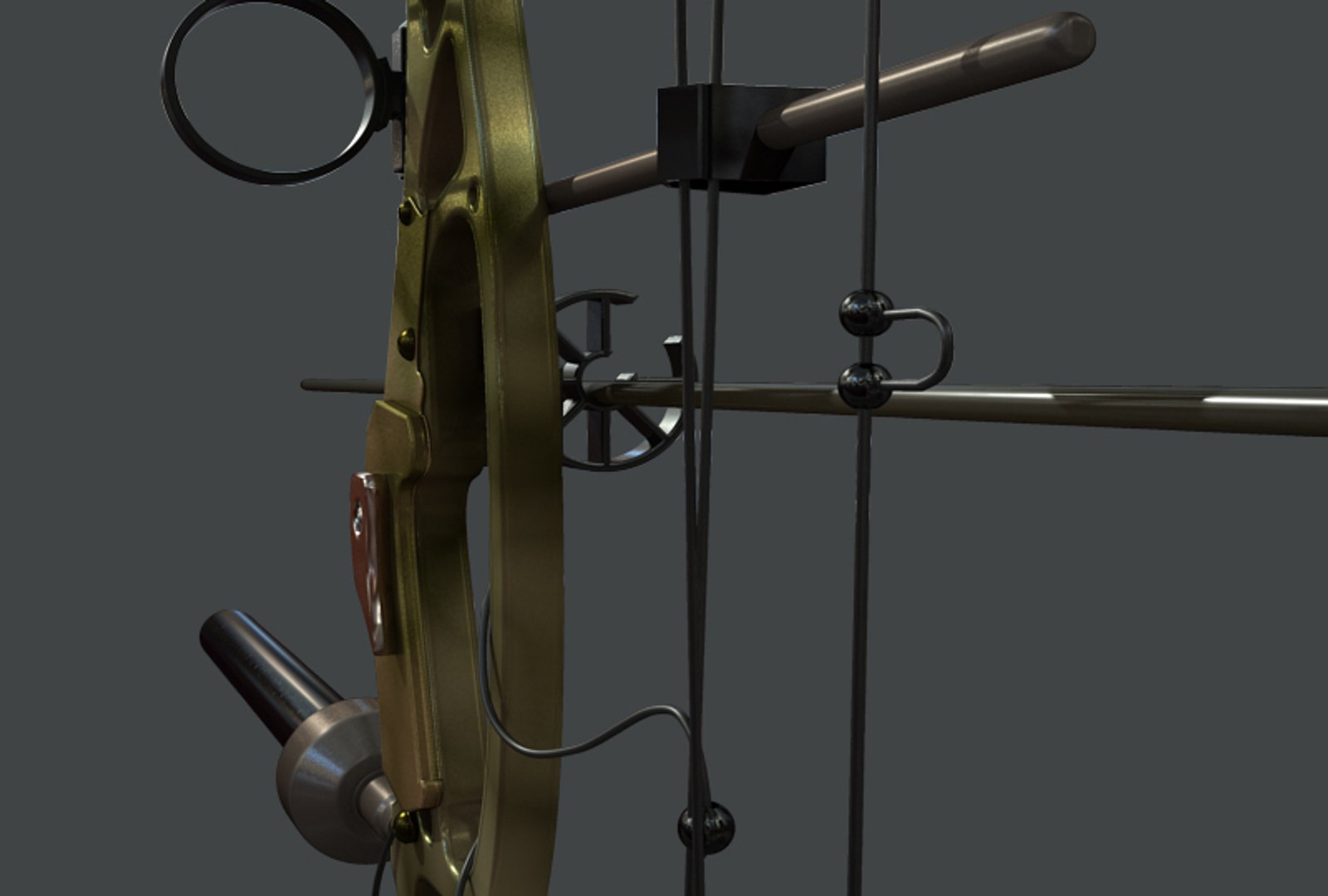 Compound Bow 3d Model