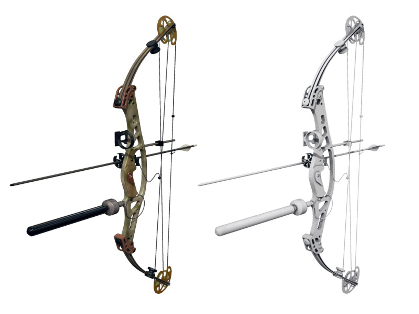 Compound Bow 3d Model