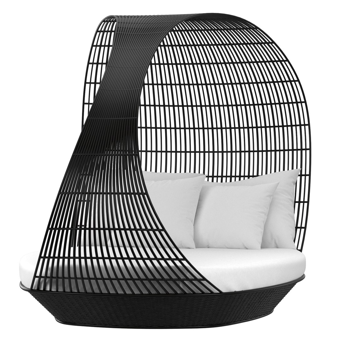 Amata Open Weave Daybed Model - TurboSquid 1899177