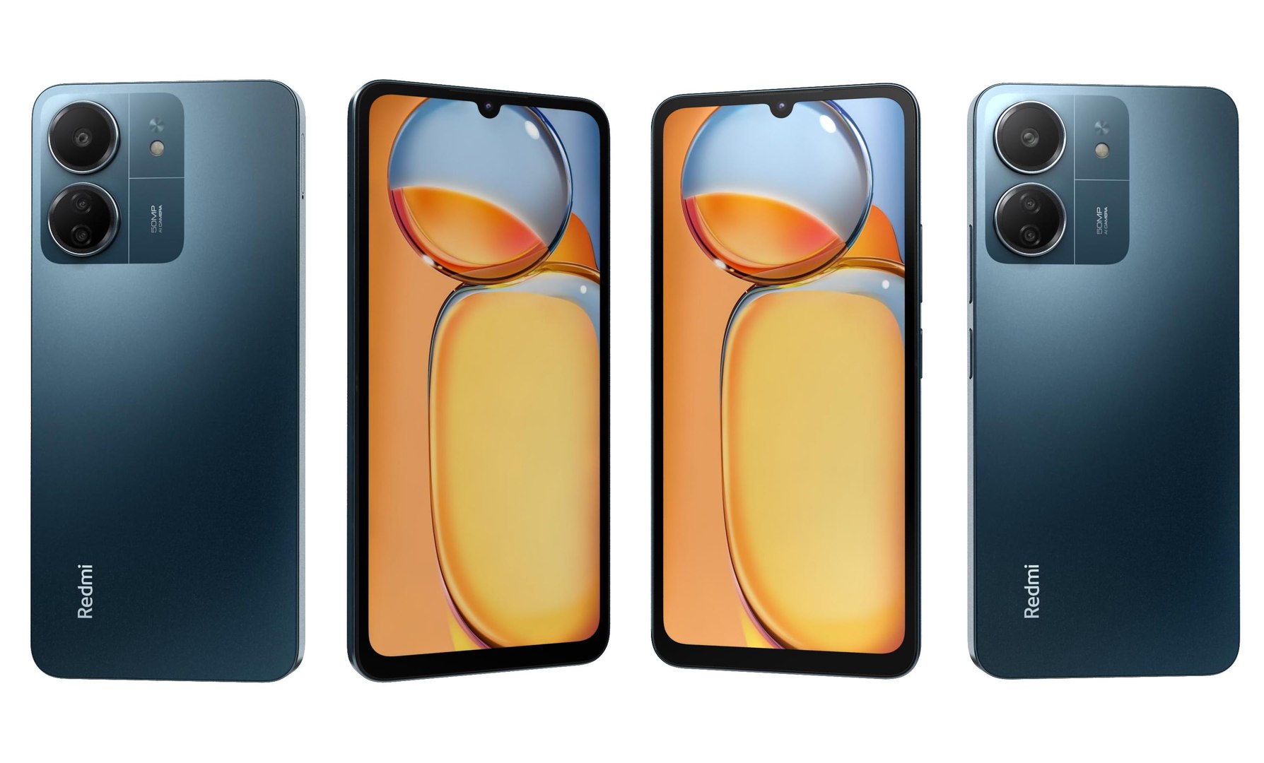 3D Xiaomi Redmi 13C Blue Model - TurboSquid 2149998