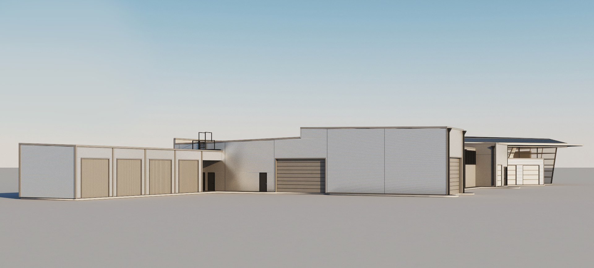 3D Volkswagen Office Building- Without Textures Model - TurboSquid 2096501