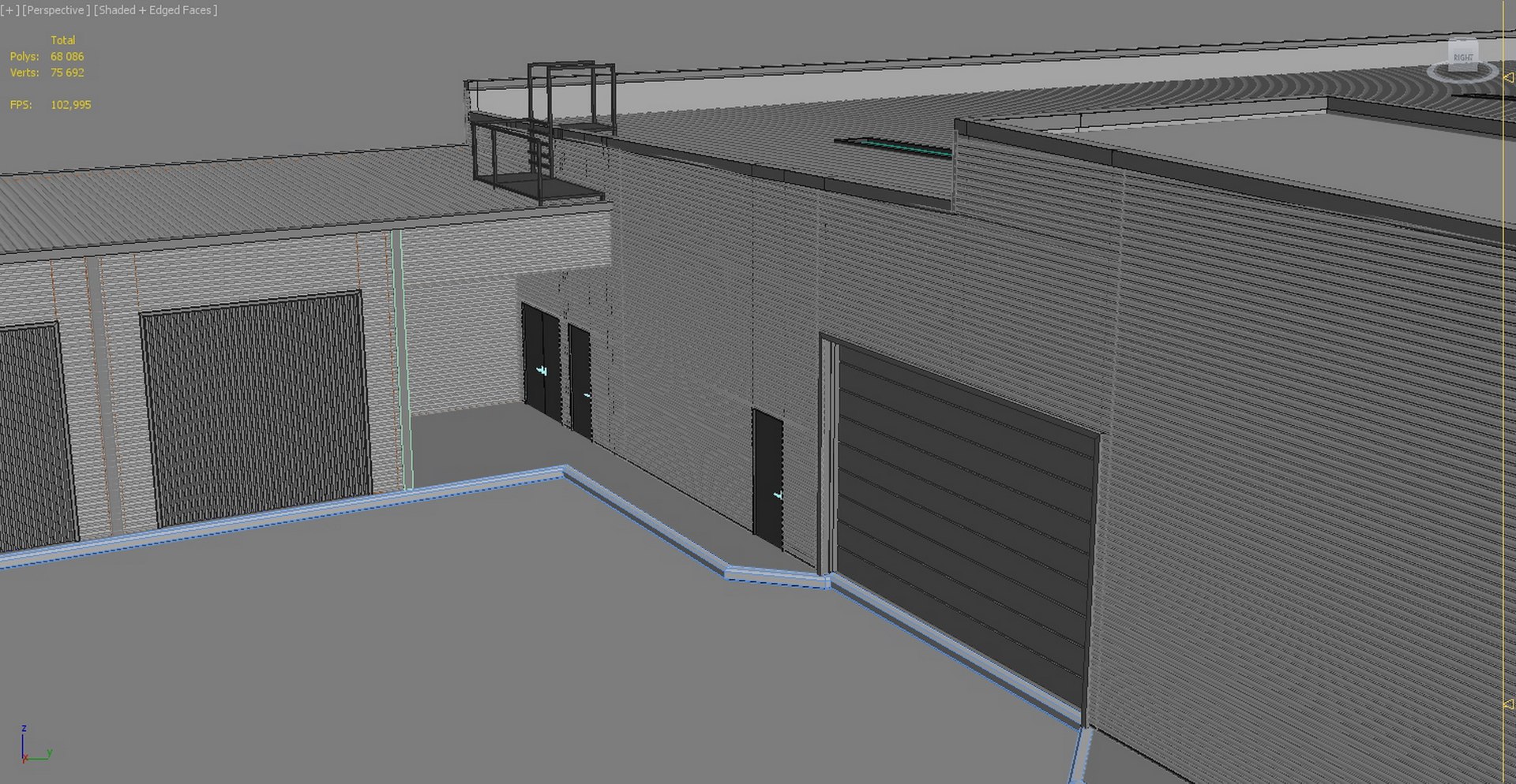 3D Volkswagen Office Building- Without Textures Model - TurboSquid 2096501