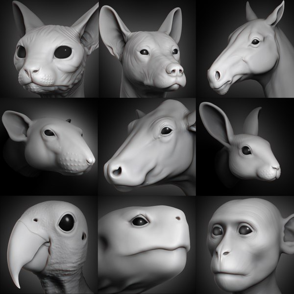 3d cow realistic model