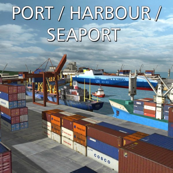 Port Terminal 3D Models for Download | TurboSquid