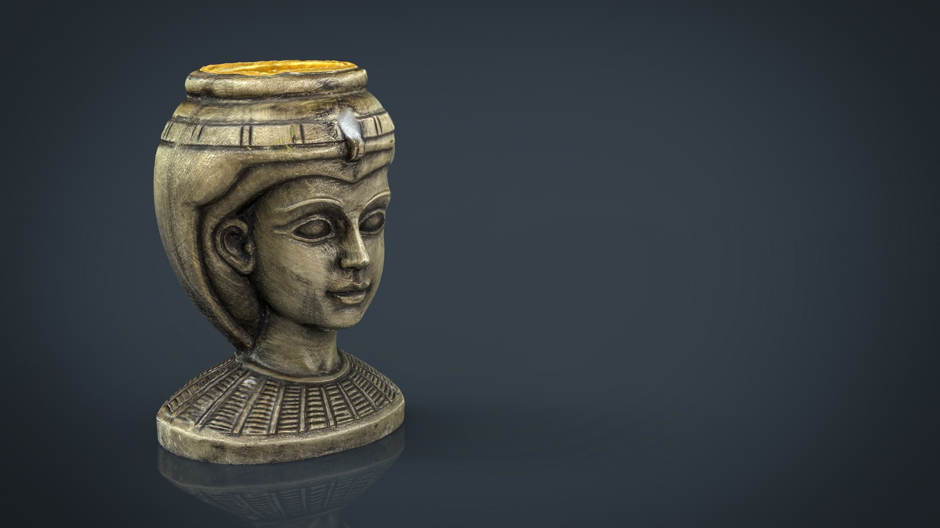 3d Egyptian Head Model