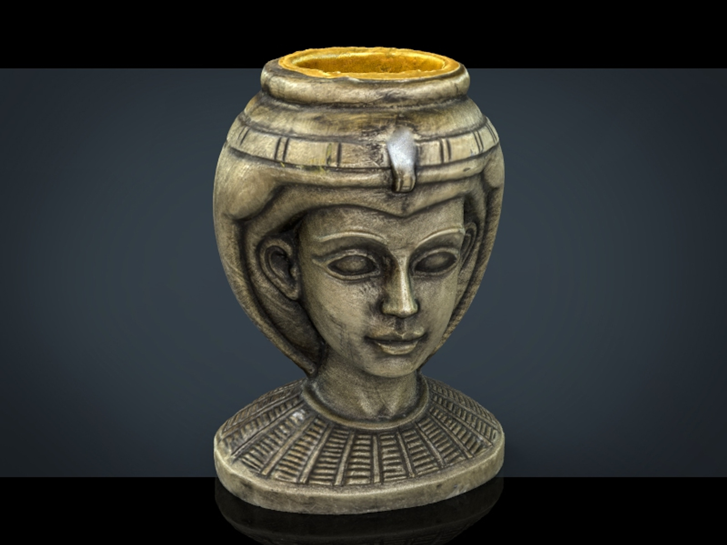 3d Egyptian Head Model