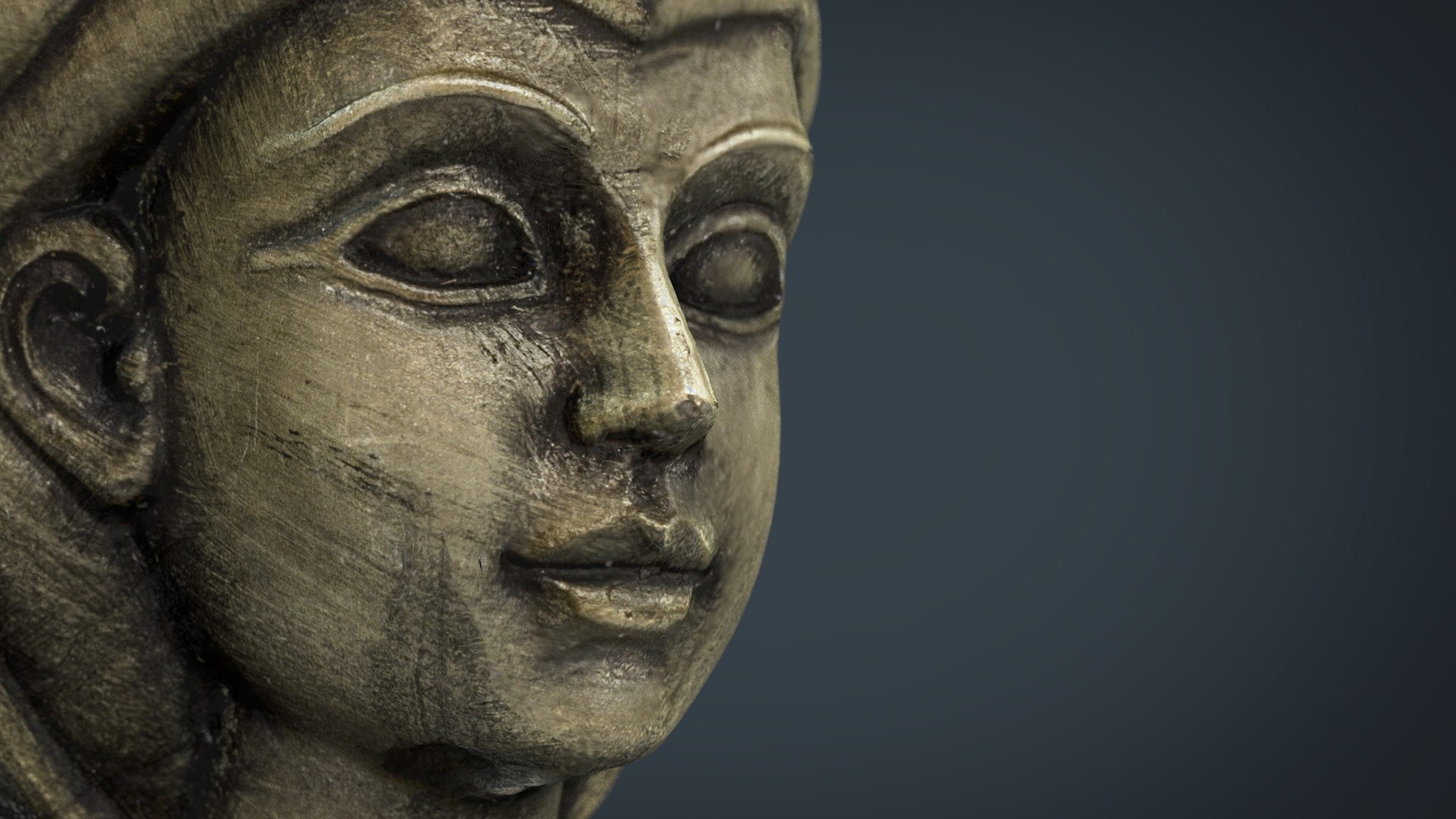 3d Egyptian Head Model