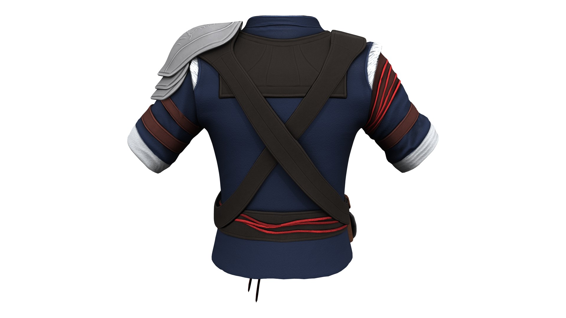 3D Medieval Fantasy Warrior Shoulder Guard Top Model - TurboSquid 2071682