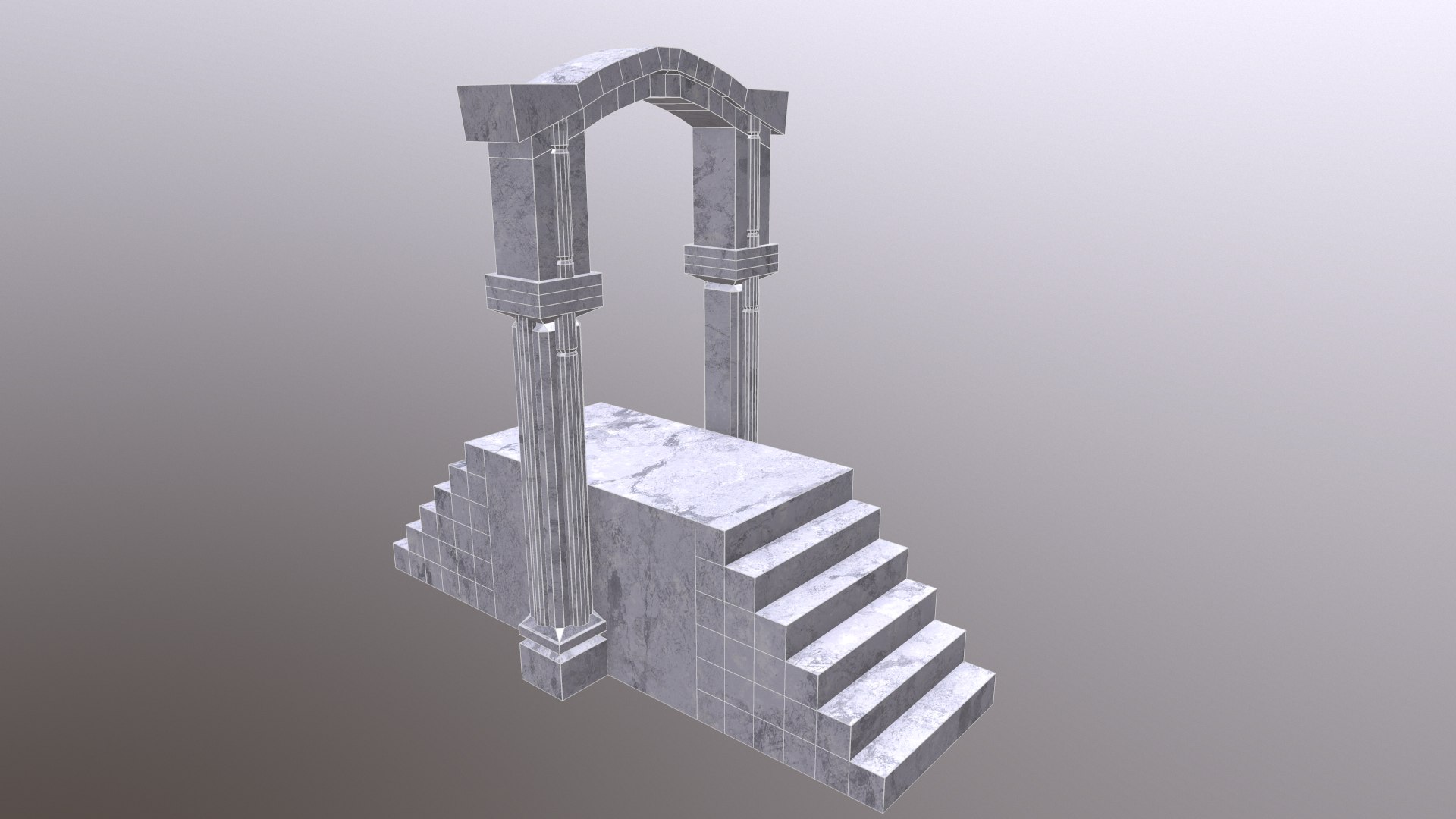 Magic gate portal 3D model - TurboSquid 1616747
