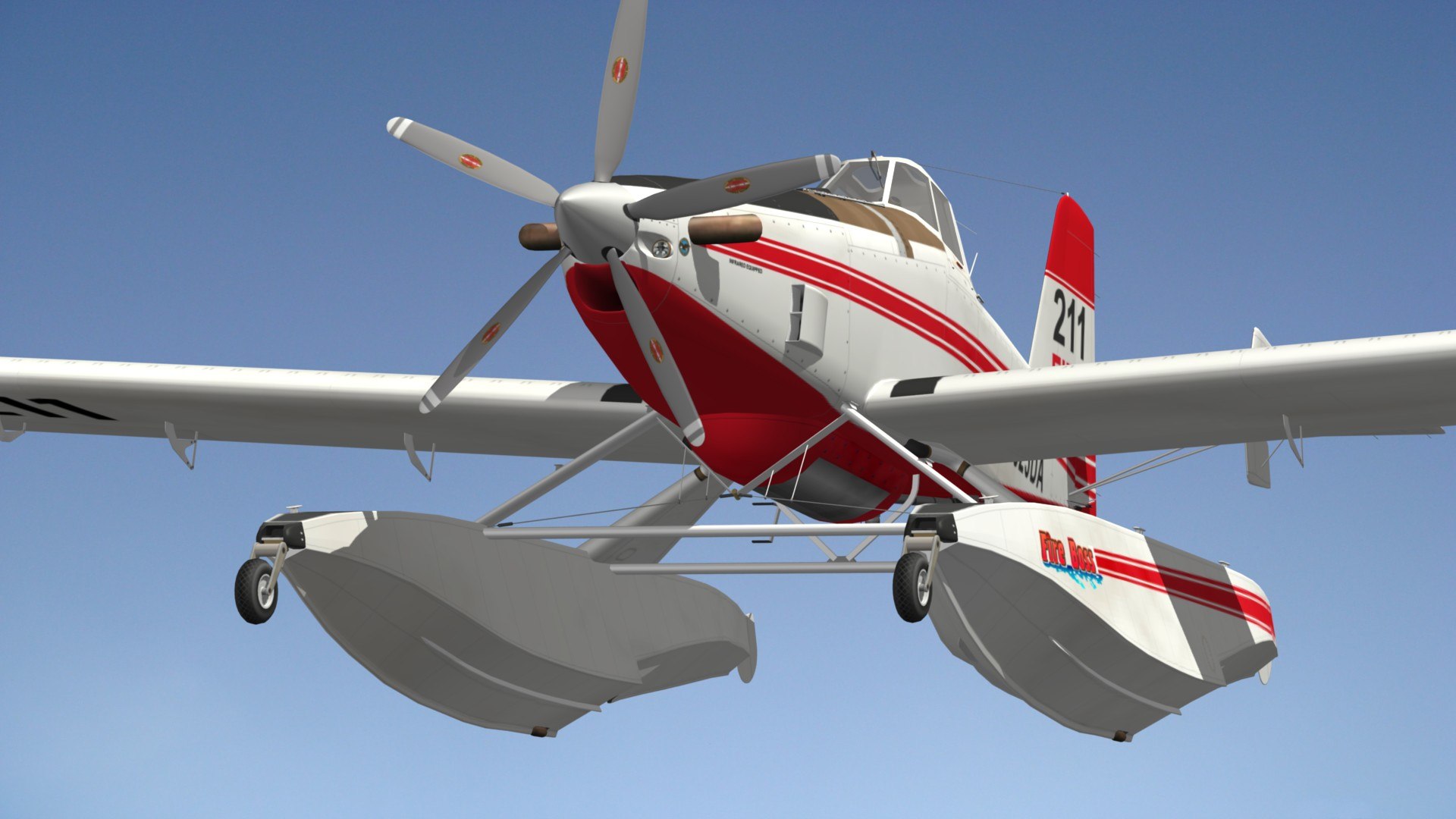 AT 802F Fire Boss 211 3D Model - TurboSquid 1955928