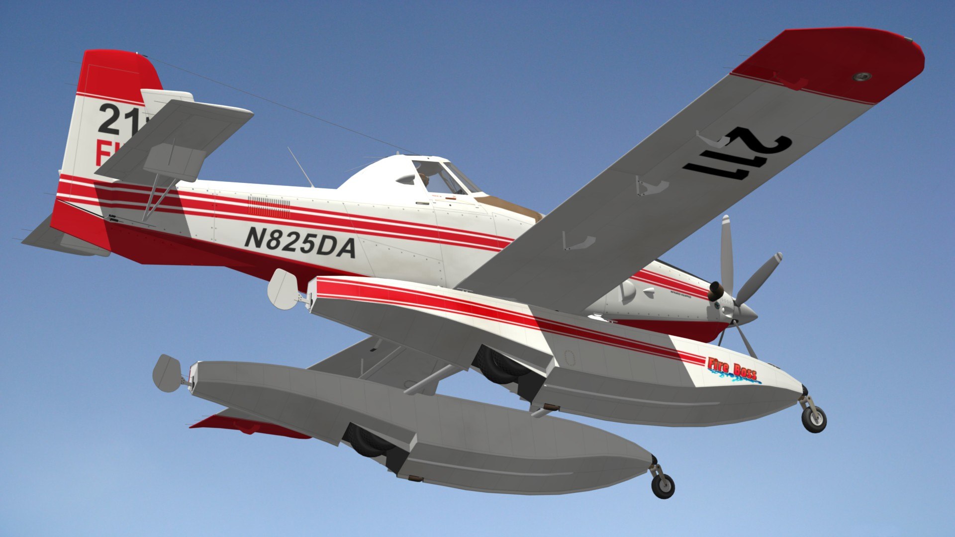 AT 802F Fire Boss 211 3D Model - TurboSquid 1955928