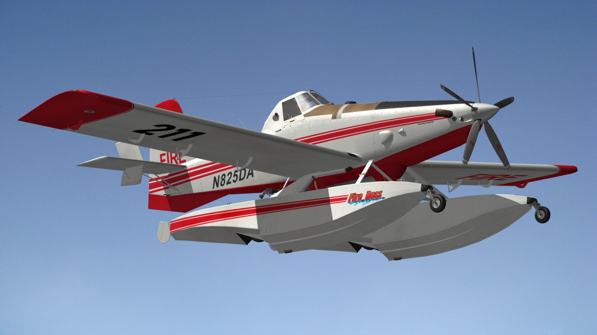AT 802F Fire Boss 211 3D Model - TurboSquid 1955928