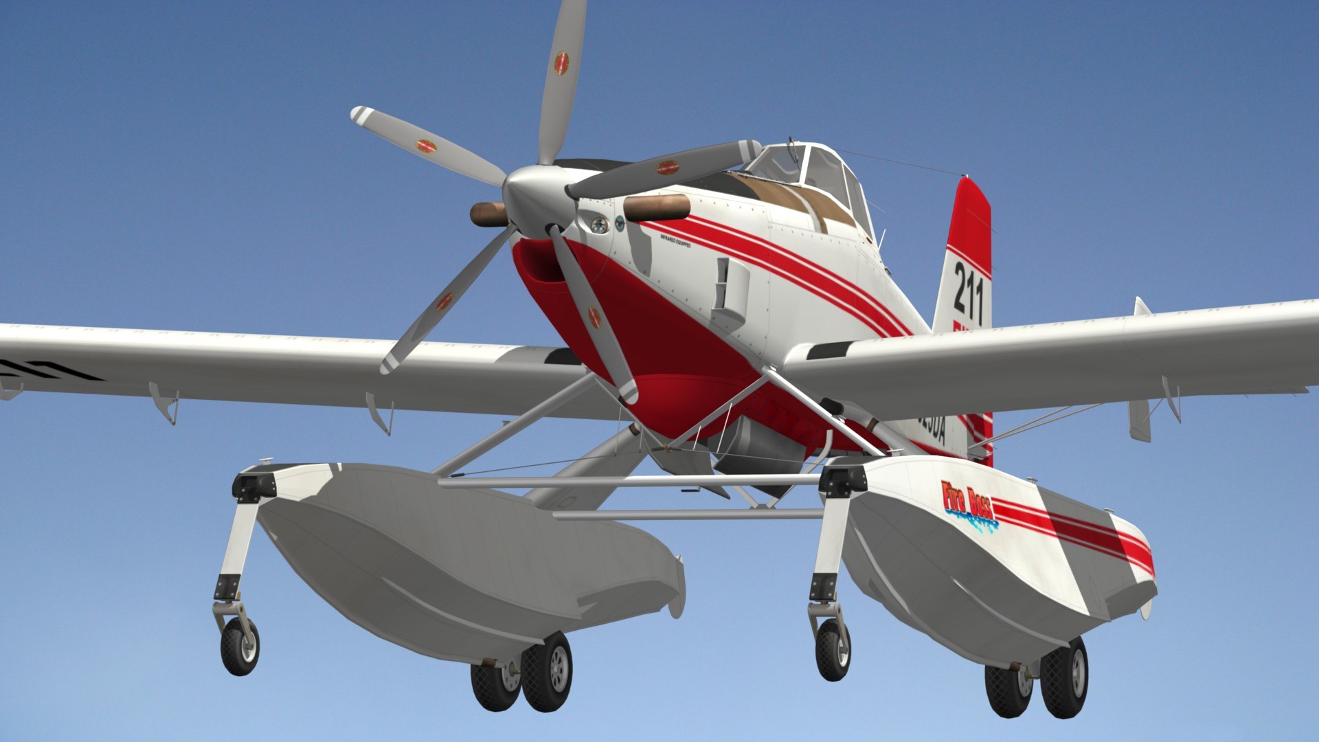 AT 802F Fire Boss 211 3D Model - TurboSquid 1955928